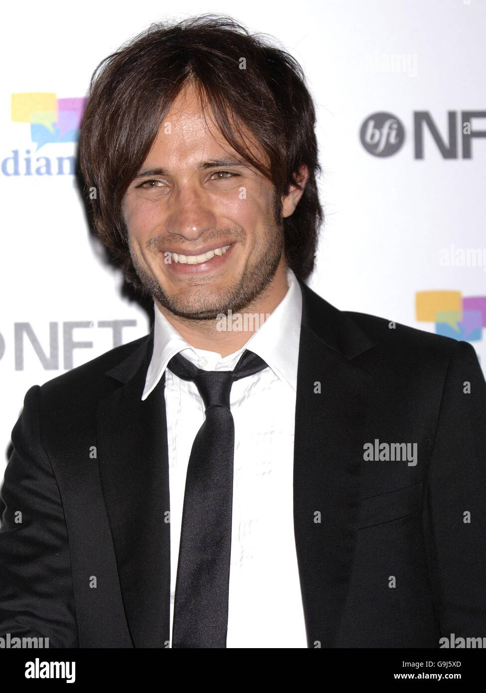 Actor Gael Garcia Bernal arrives at the National Film Theatre to ...