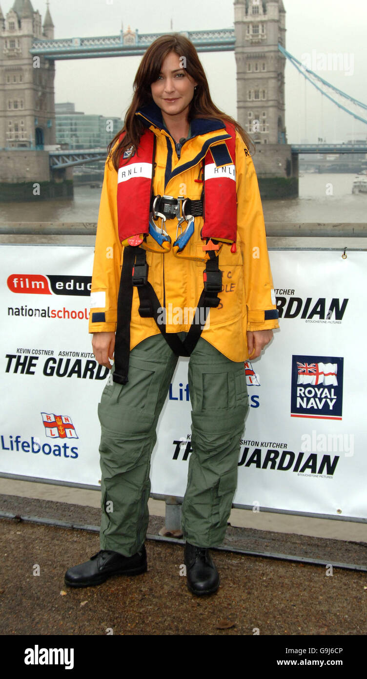 Lisa Snowdon during a photocall for his new film, The Guardian, from ...