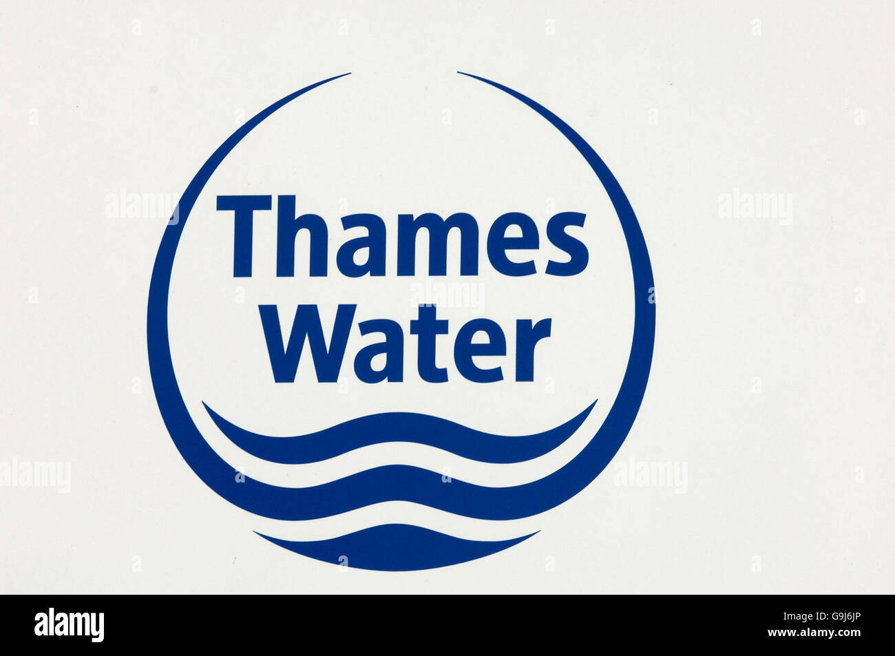 The sign for thames water outside their headquarters in reading hi-res ...