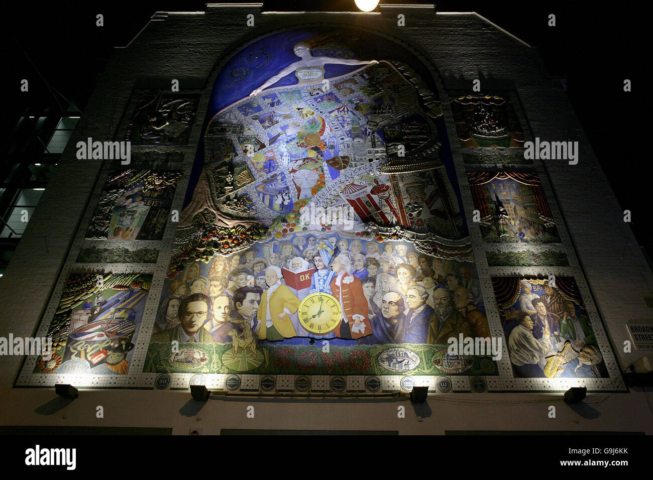 Broadwick street mural hi-res stock photography and images - Alamy