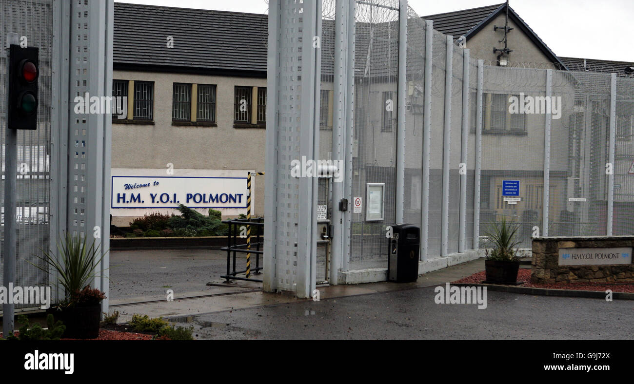 Polmont Young Offenders Institute. A general view of Polmont Young ...