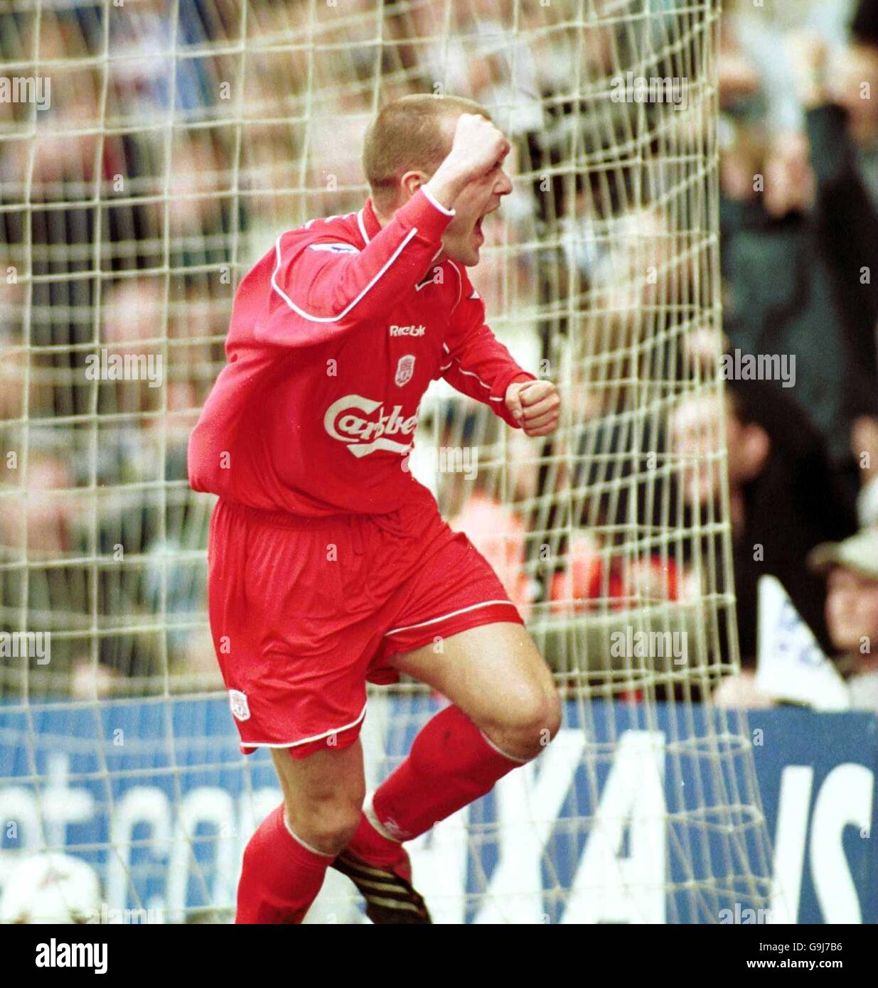 Liverpools danny murphy celebrates scoring the first goal hi-res stock ...