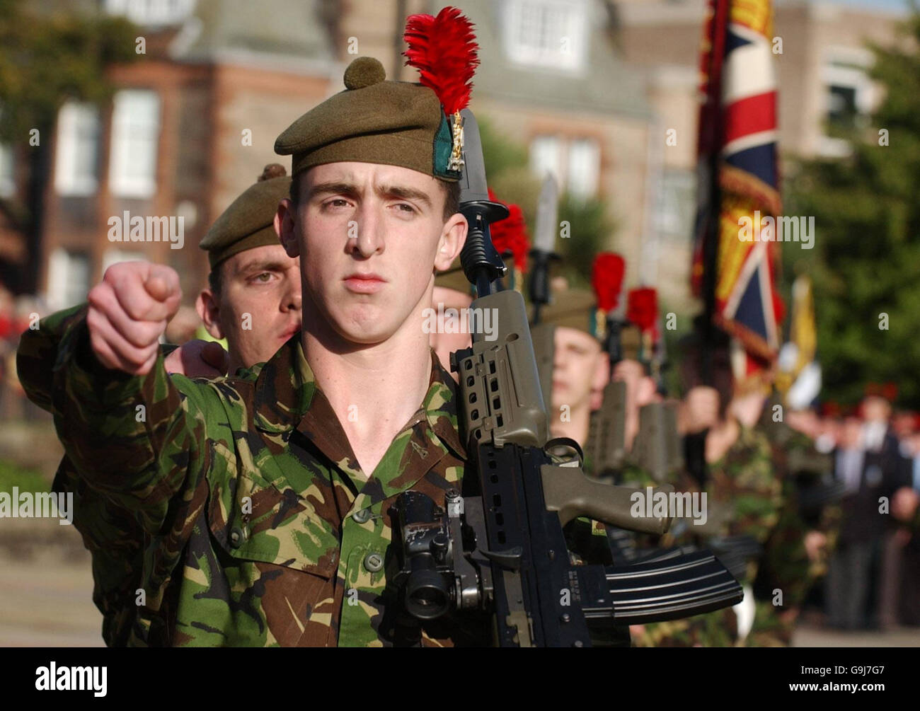 Members of the Black Watch 3rd battalion, now part of the Royal ...