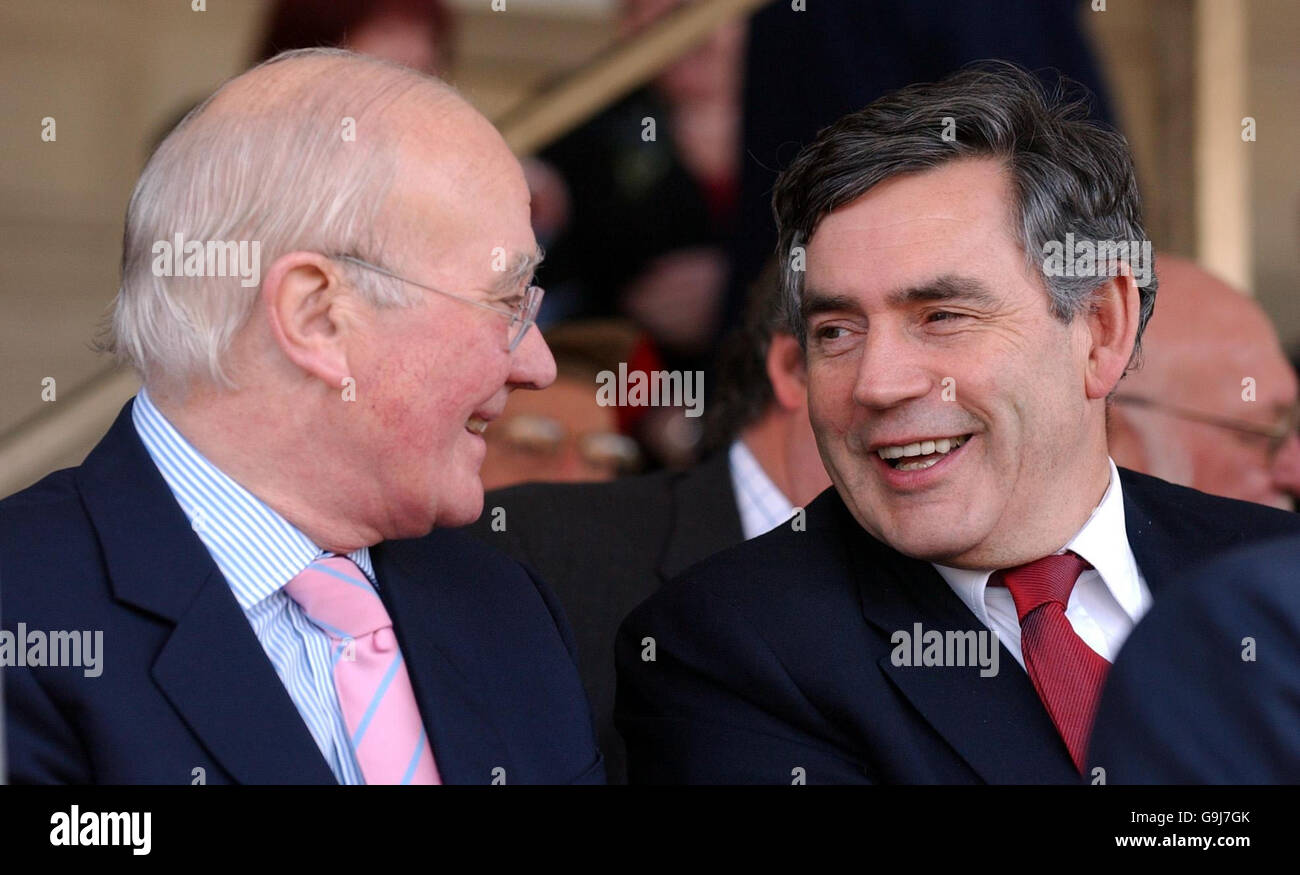 Sir Menzies Campbell (left) and Chancellor of the Exchequer Gordon ...