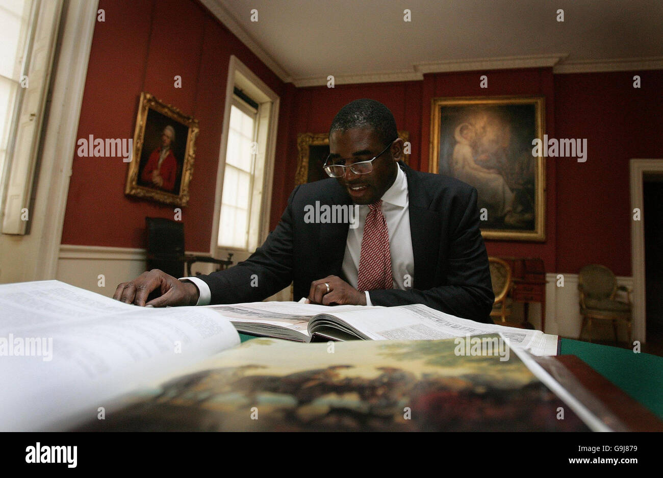 Culture minister David Lammy MP reveals English Heritage projects Stock ...