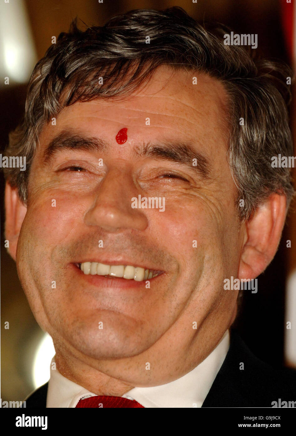 Britain's Chancellor Gordon Brown at a reception to mark the Hindu ...