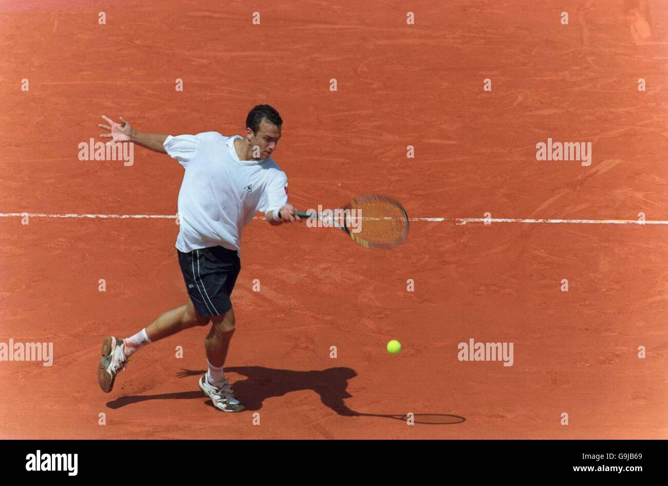 Tennis - French Open Roland Garros 2000. Franco Squillari in action ...