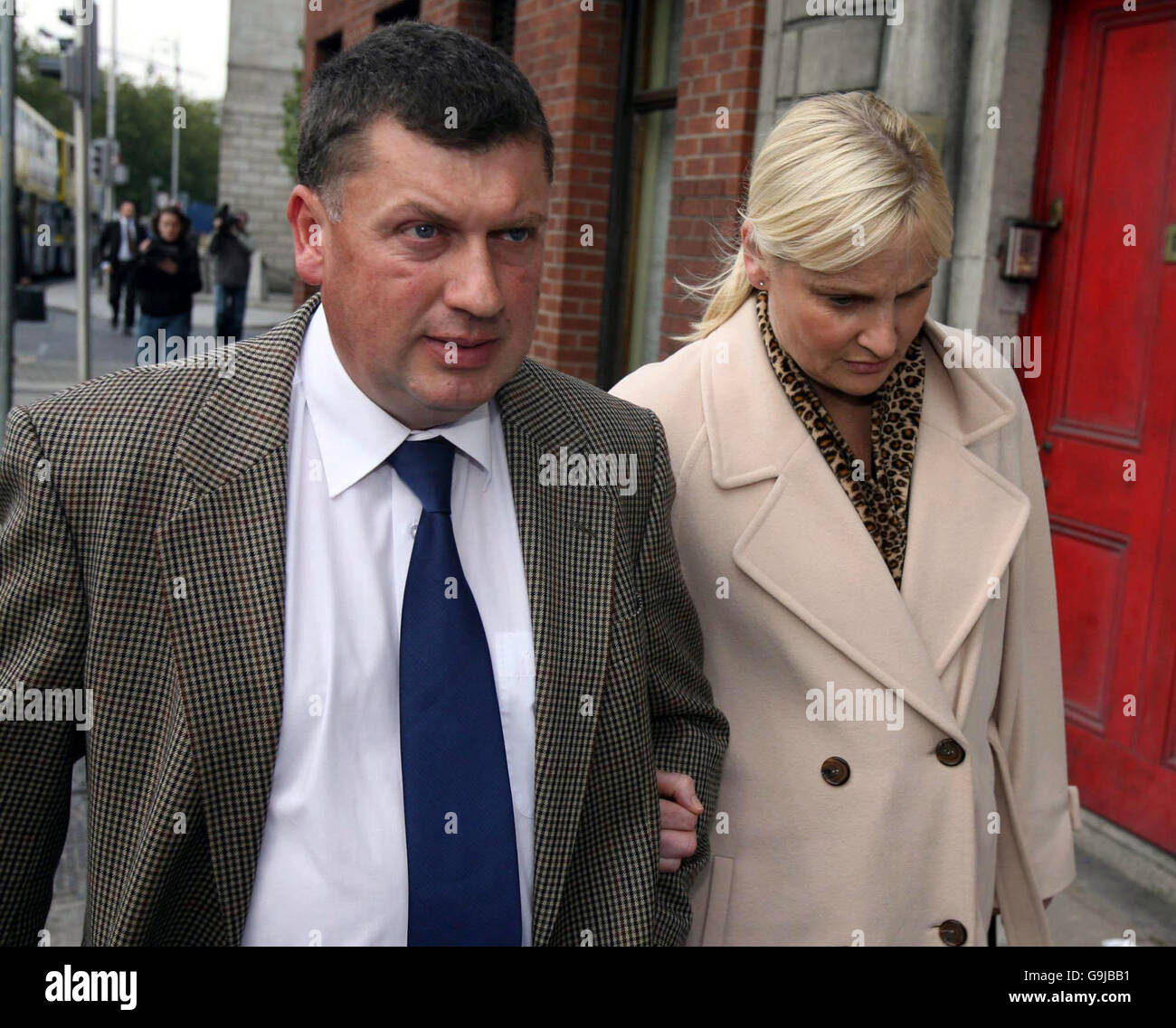 Robert Holohan's parents, Mark and Majella, leave the Court of Appeal ...