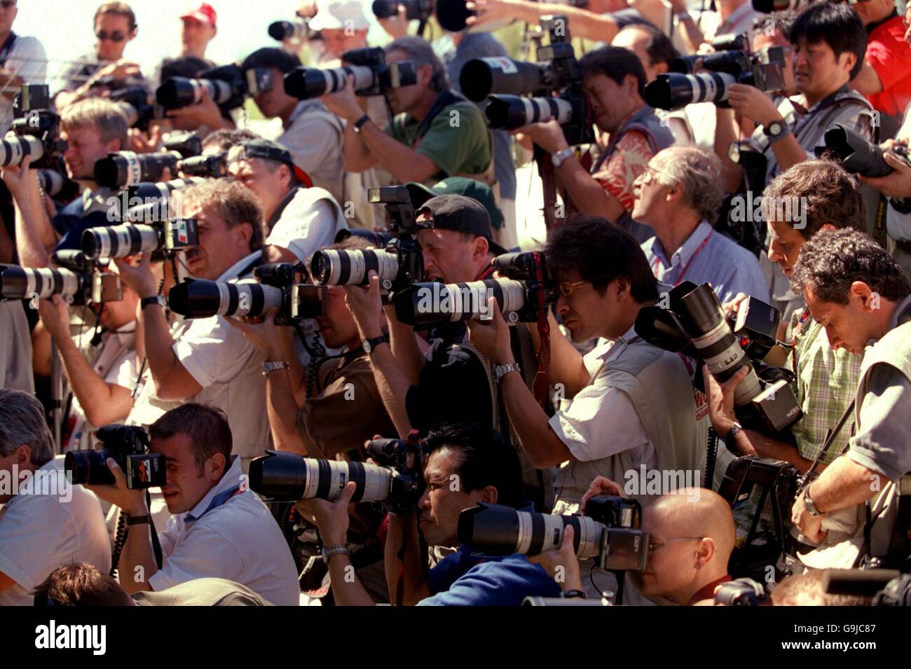Formula One Motor Racing - Australian Grand Prix - Preview Day. A posse ...