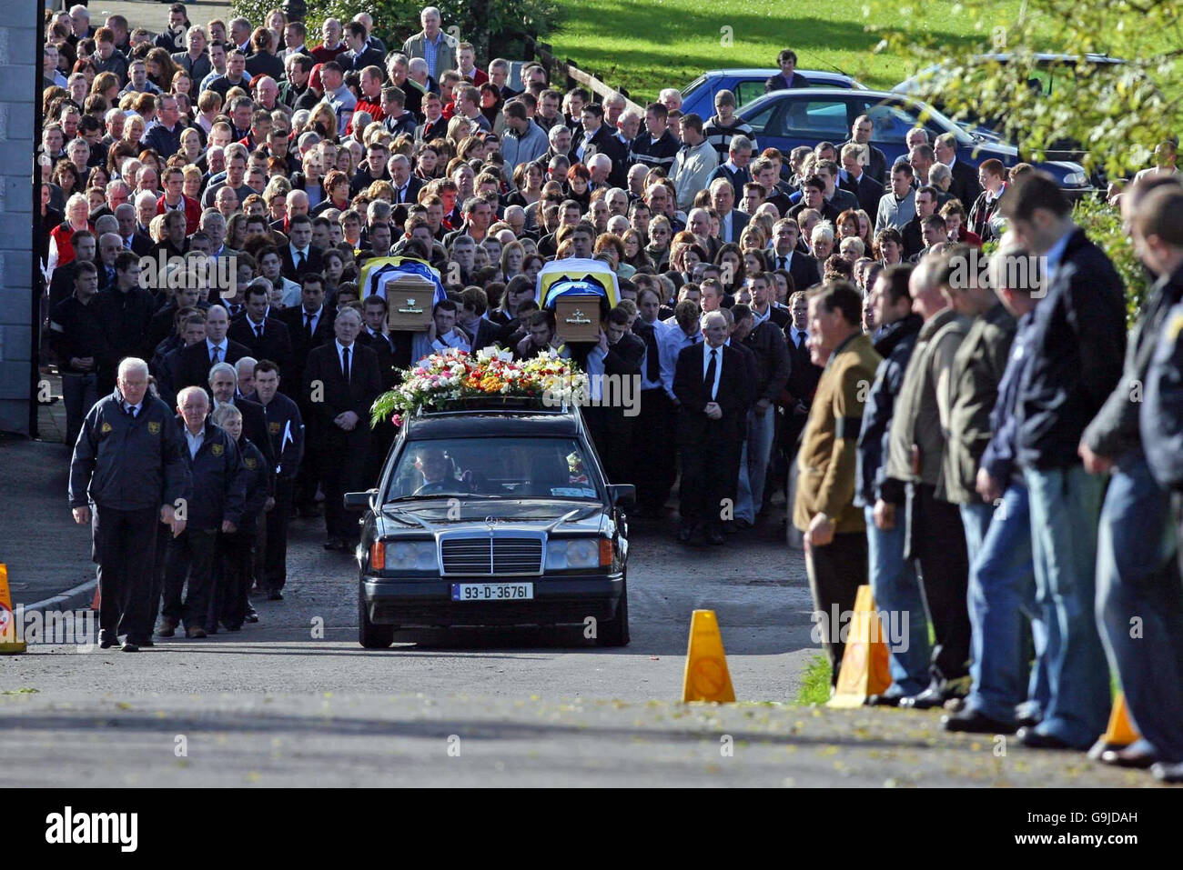 Road death funeral Stock Photo - Alamy