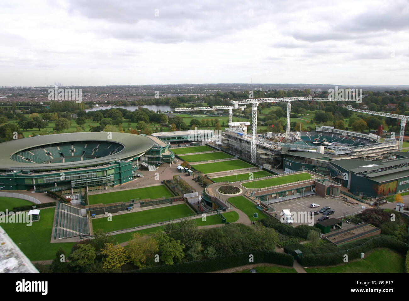 Wimbledon Centre Court Aerial View High Resolution Stock Photography ...