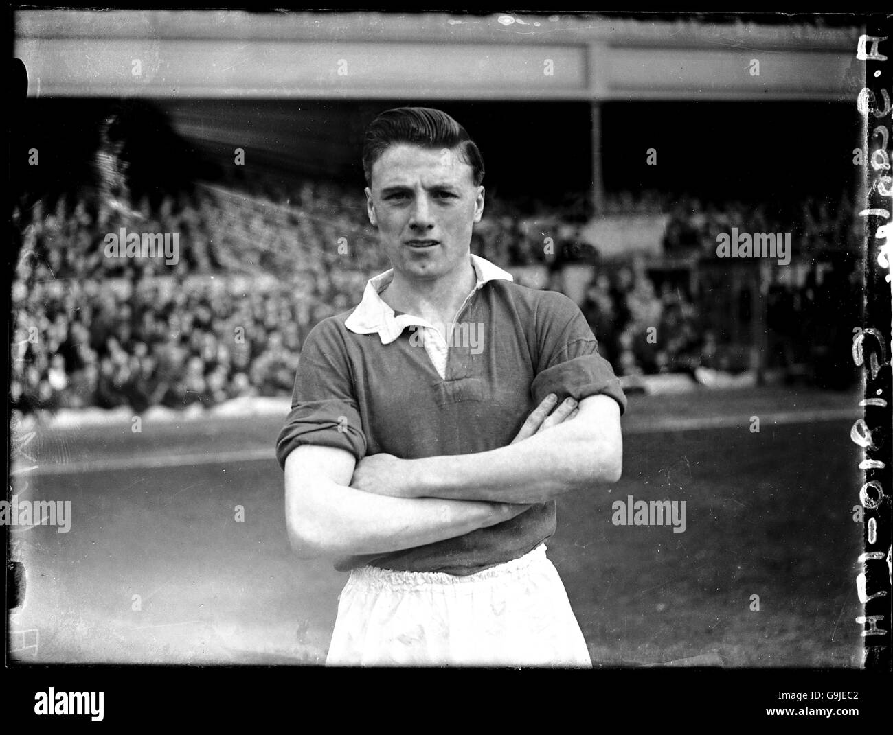 English soccer football man utd Black and White Stock Photos & Images ...
