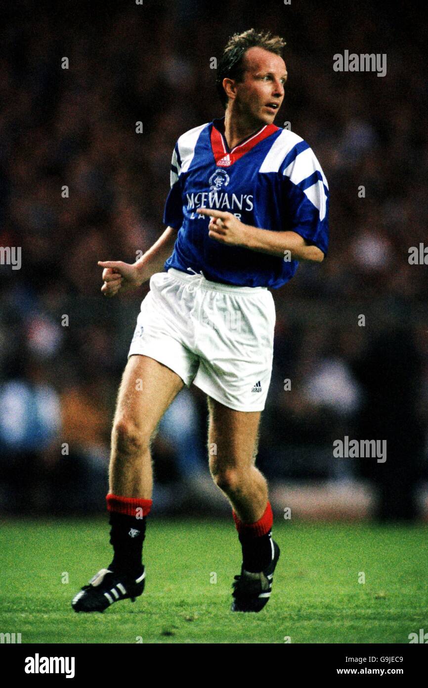 Scottish Soccer - Rangers. Trevor Steven, Rangers Stock Photo - Alamy