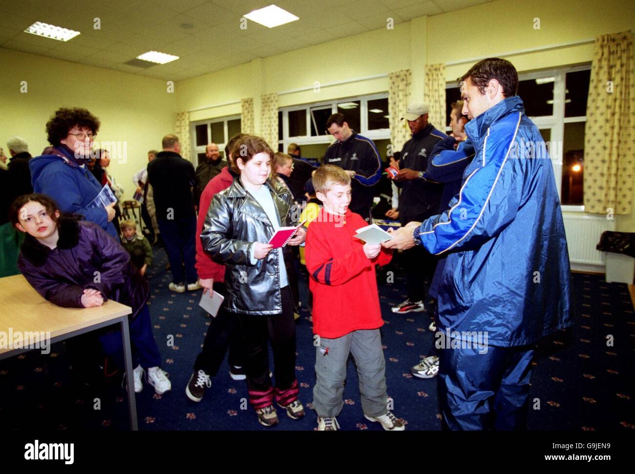 Cricket - Surrey CCC Indoor Centre - Guildford, Surrey. Young fans ...