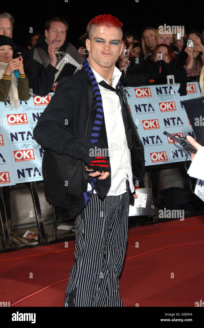 Pete Bennett arriving for the National Television Awards 2006 at the ...