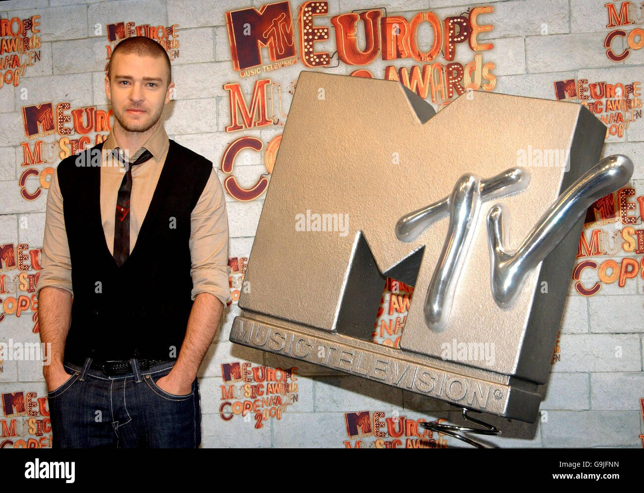 MTV Europe Music Awards 2006 - Pre Event Press Conference Stock Photo ...