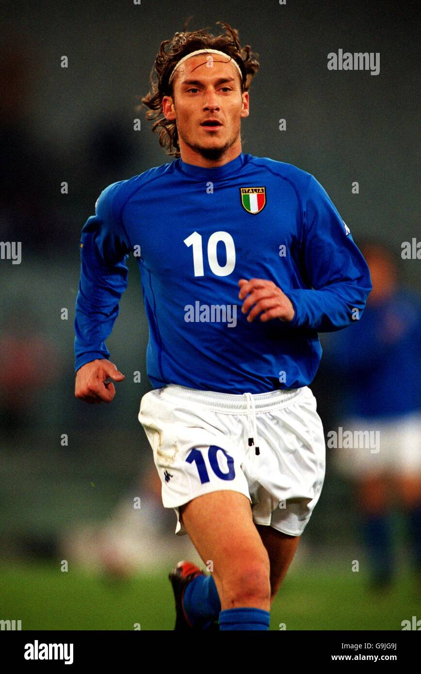 Soccer - International Friendly - Italy v Argentina. Francesco Totti ...