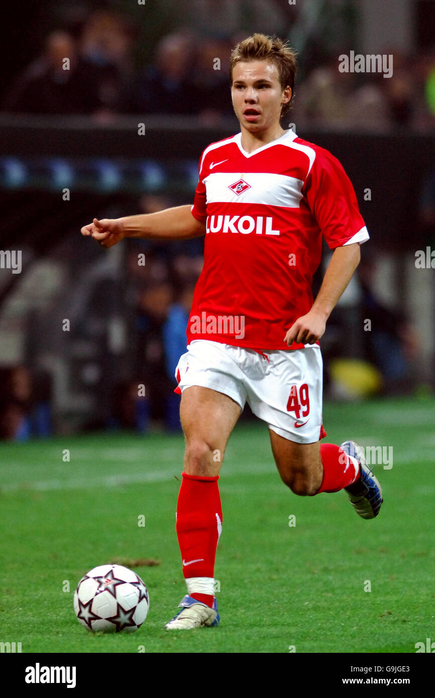 Soccer - UEFA Champions League - Group B - Inter Milan v Spartak Moscow - Giuseppe Meazza. Roman ...