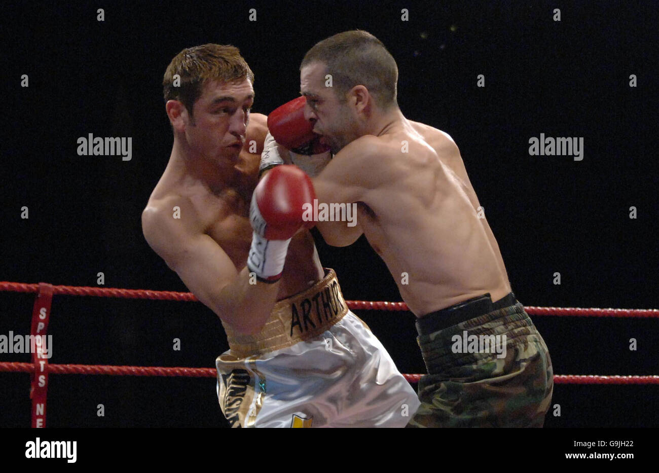 Boxing - European super featherweight - Alex Arthur v Sergio Palomo ...