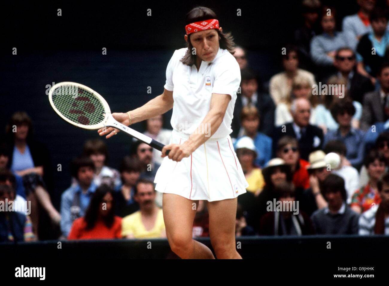 Tennis - Wimbledon Championships 1981 - Womens semi Final - Martina ...