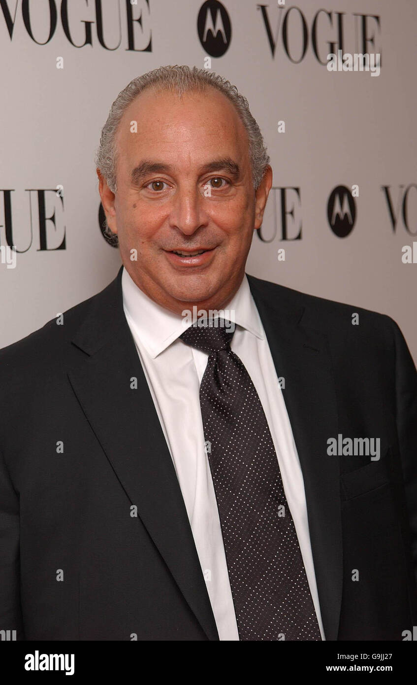 Philip Green arrives for Vogue's 90th birthday celebrations at the ...