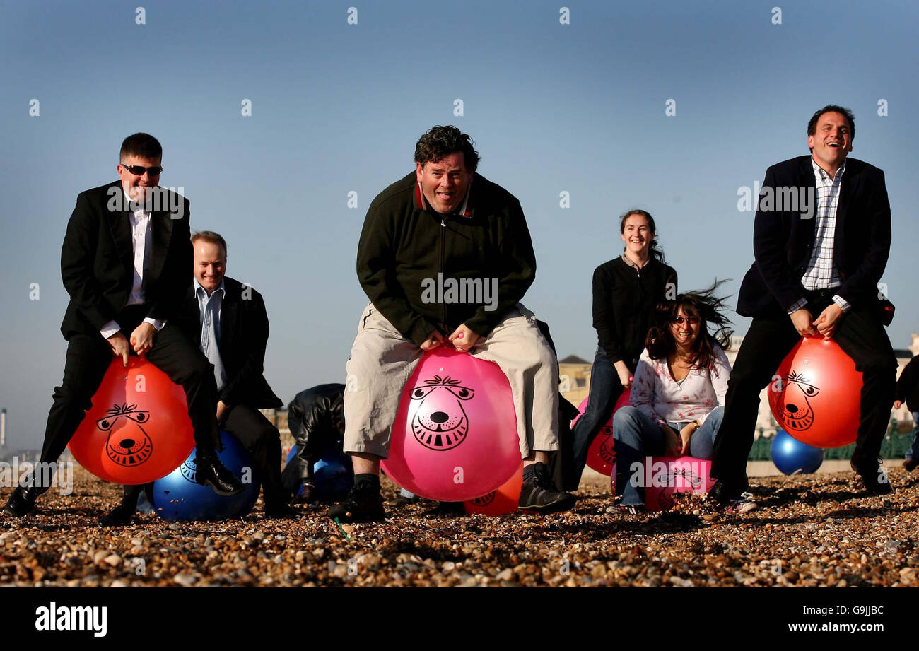 Volunteers (from left) Neal Richardson, Dave Mountfield and Glen Poole ...
