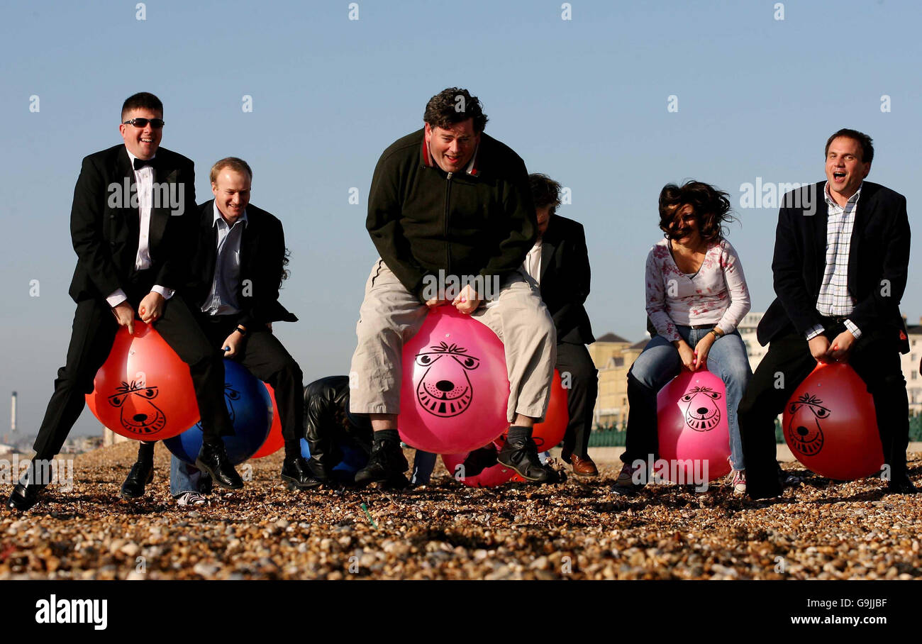 Volunteers (from left) Neal Richardson, Dave Mountfield and Glen Poole ...