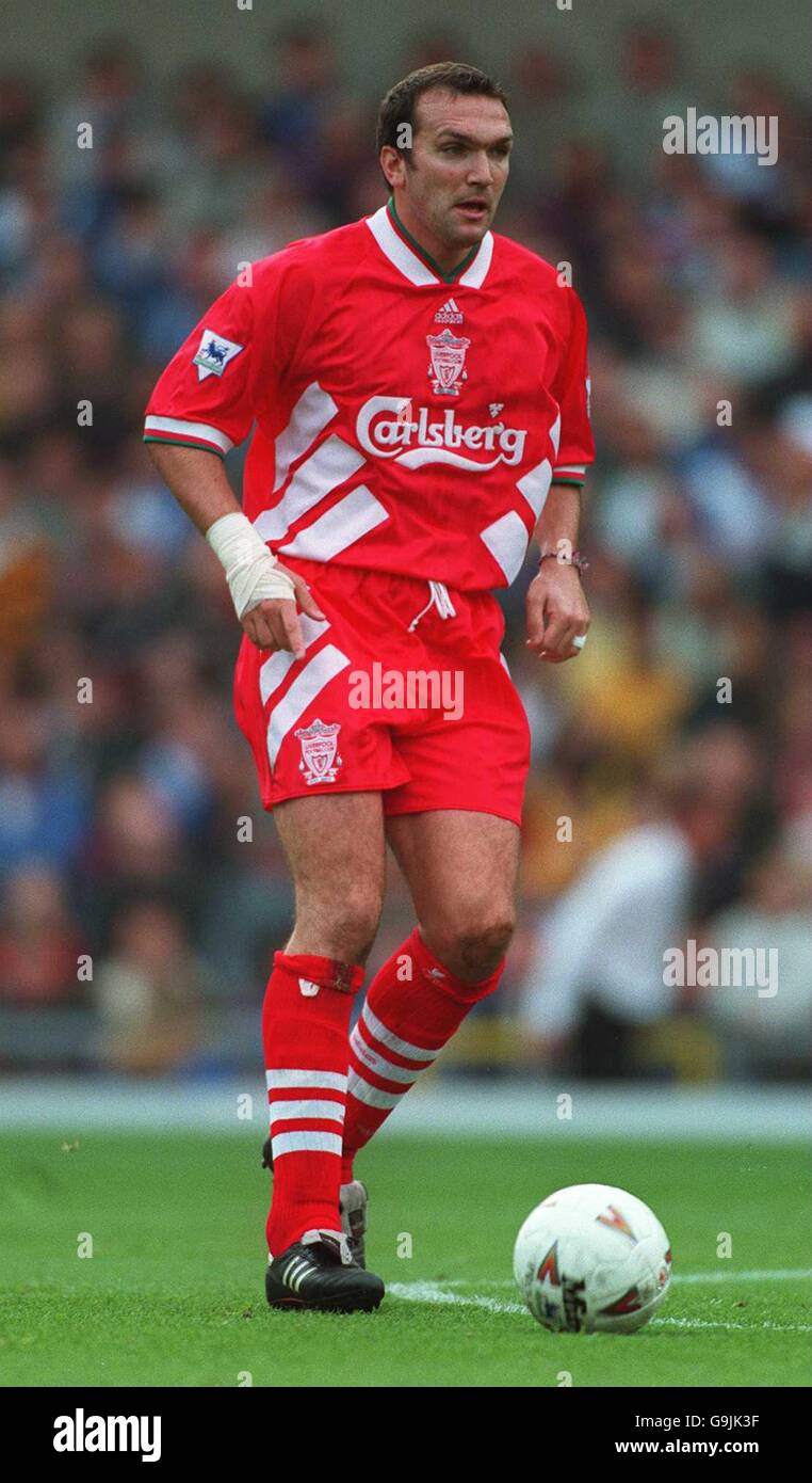Soccer - Liverpool. Neil Ruddock, Liverpool Stock Photo - Alamy