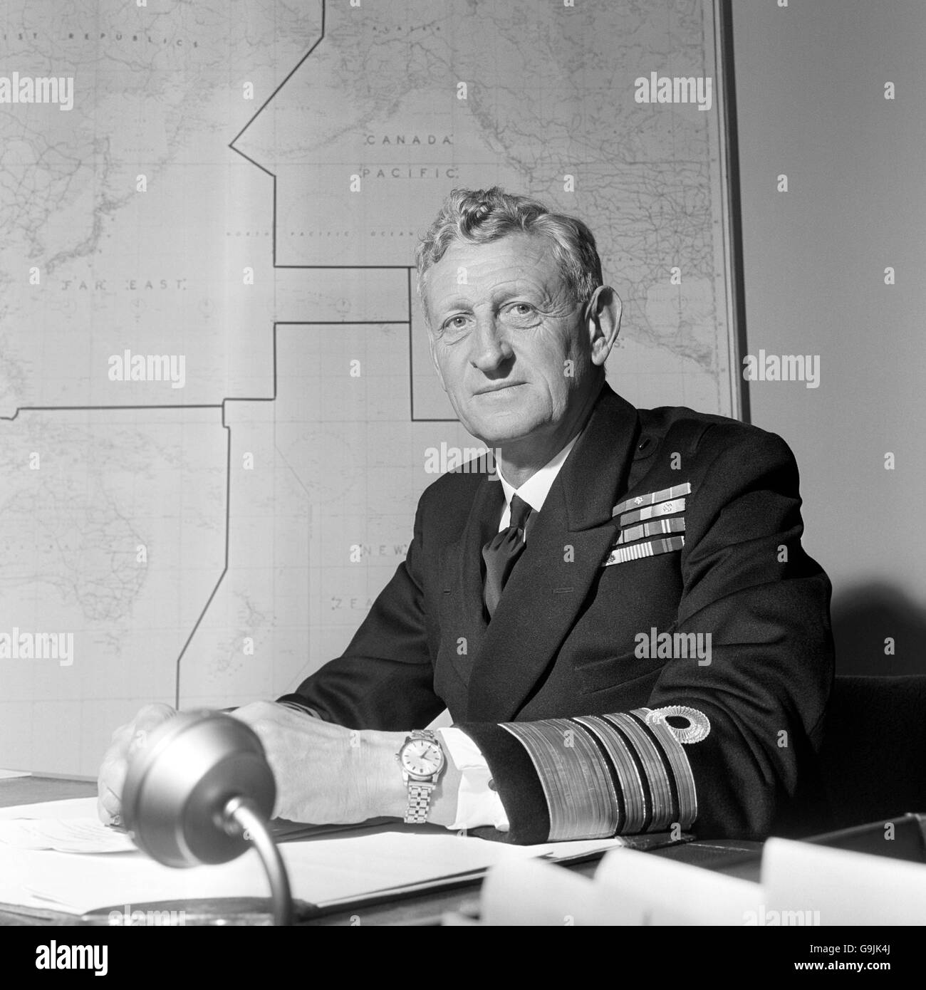 Admiral Sir David Luce. Admiral Sir David Luce, the First Sea Lord ...