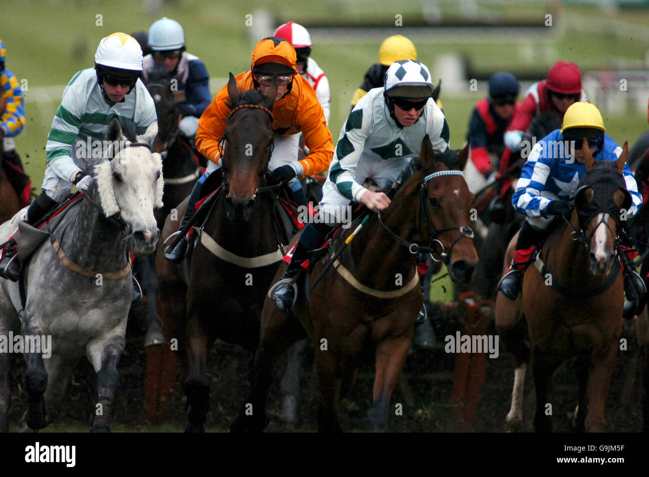 Horse Racing - Cheltenham - The Open. Race action Stock Photo - Alamy