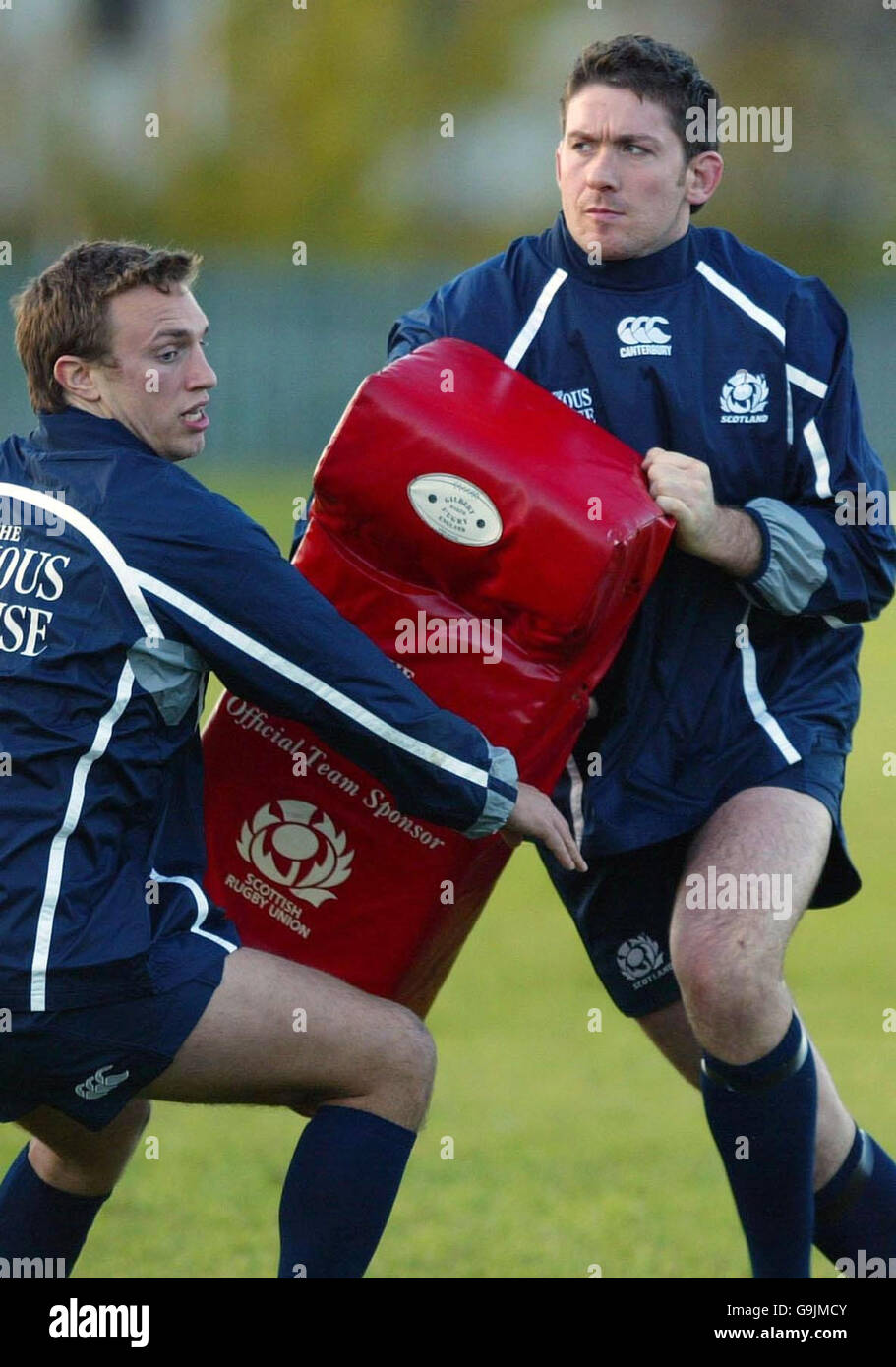 Rugby Union - Scotland training session - Murrayfield Stadium. Scotland ...