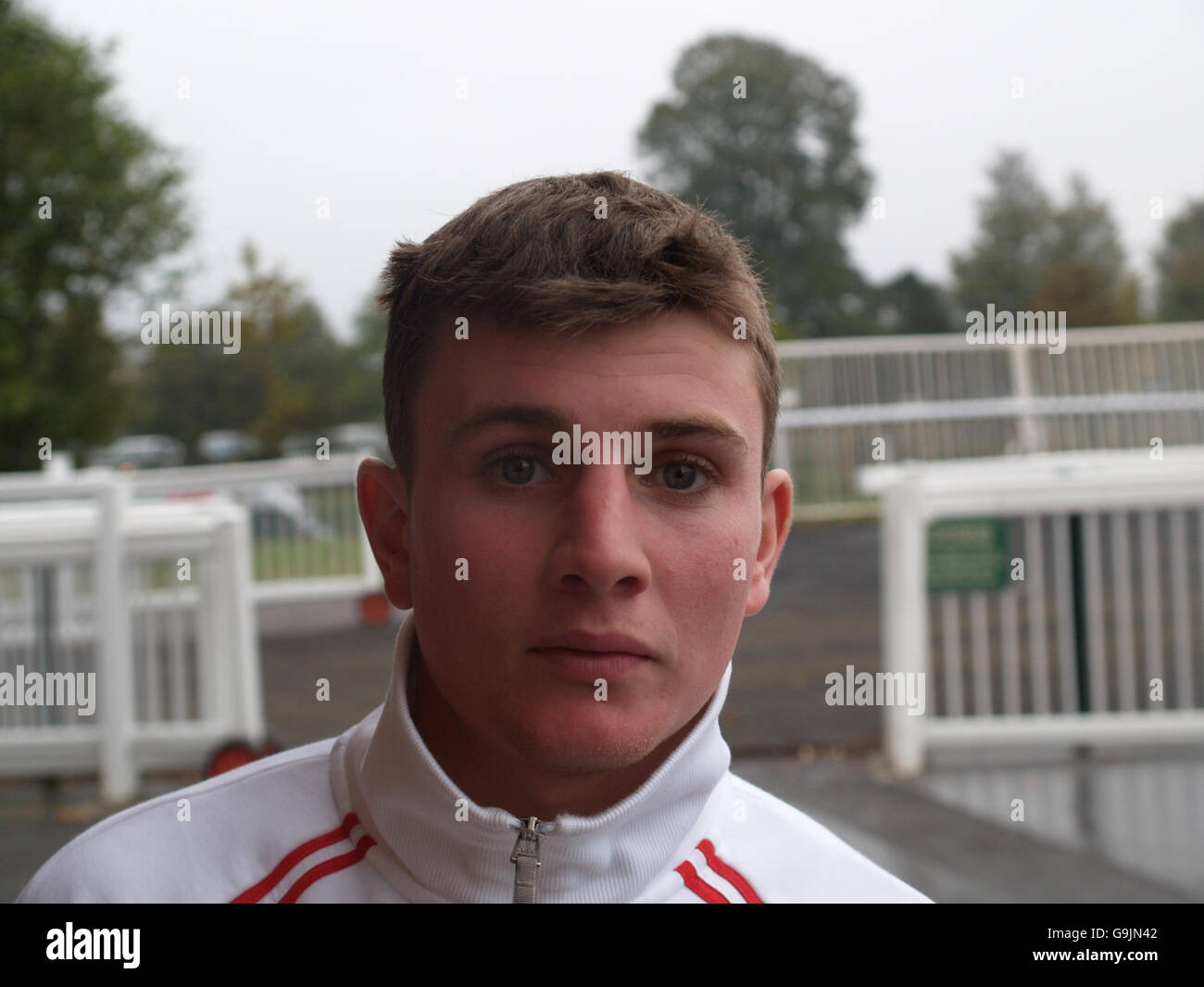 Jockey jamie moore at lingfield racecourse hi-res stock photography and ...