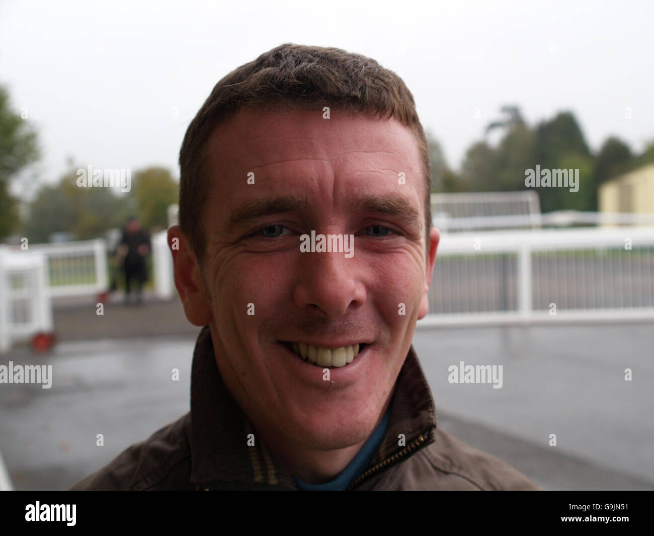 Jockey barry fenton at lingfield racecourse hi-res stock photography ...