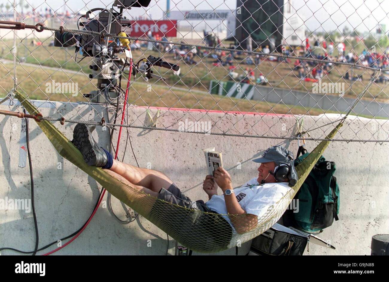 Formula One Motor Racing - Barcelona Grand Prix - Race. A t.v cameraman ...