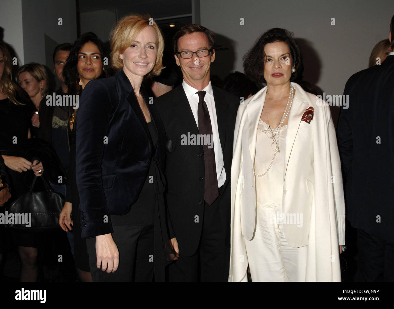 Louise T Blouin, Bianca Jagger and guest attending the launch of The ...