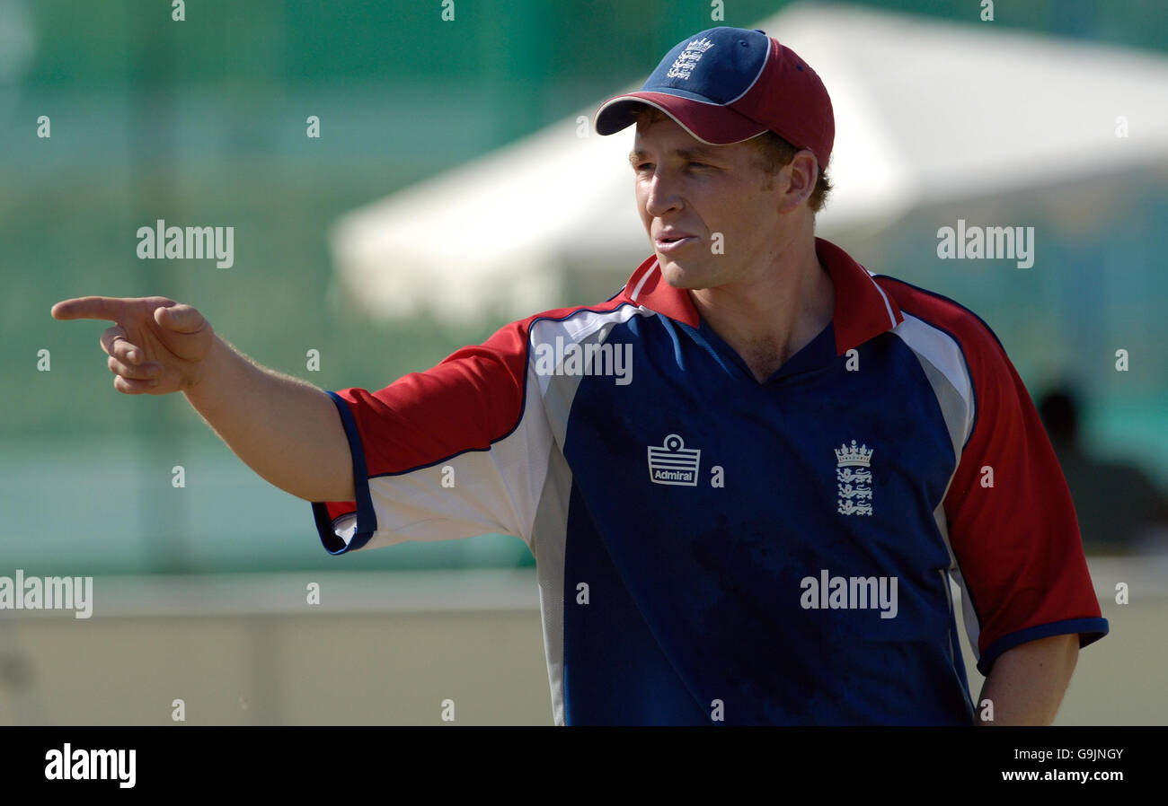 England's Jamie Dalrymple during a net session at the Rajasthan Cricket ...