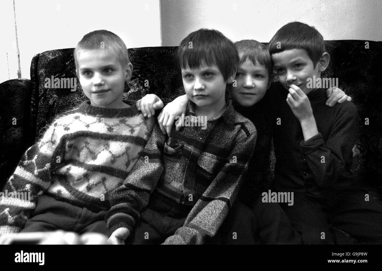 Russia homeless children Stock Photo: 109206745 - Alamy