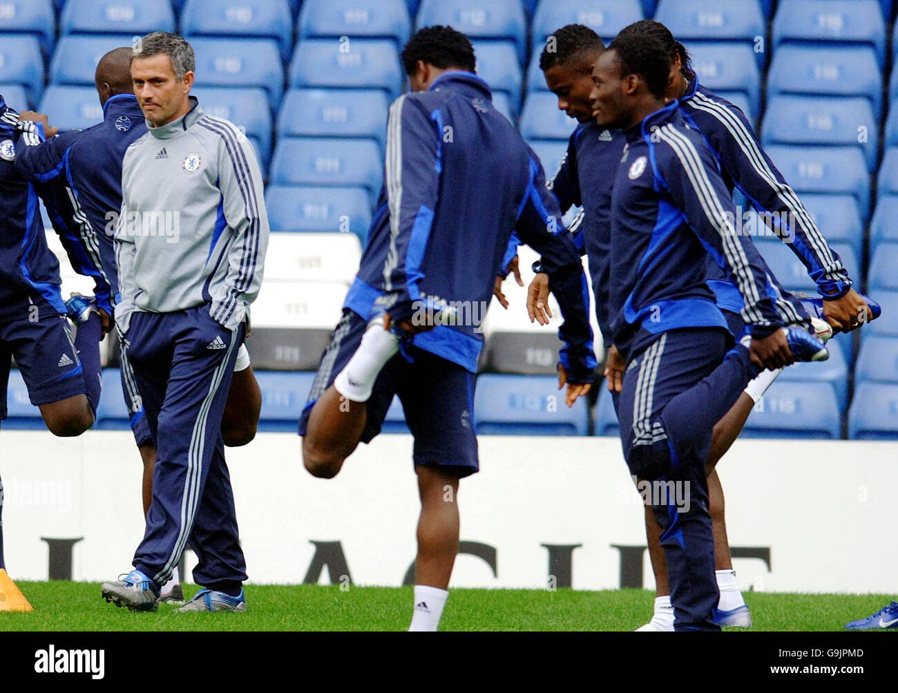 Soccer - Chelsea training session - Stamford Bridge. Chelsea manager ...