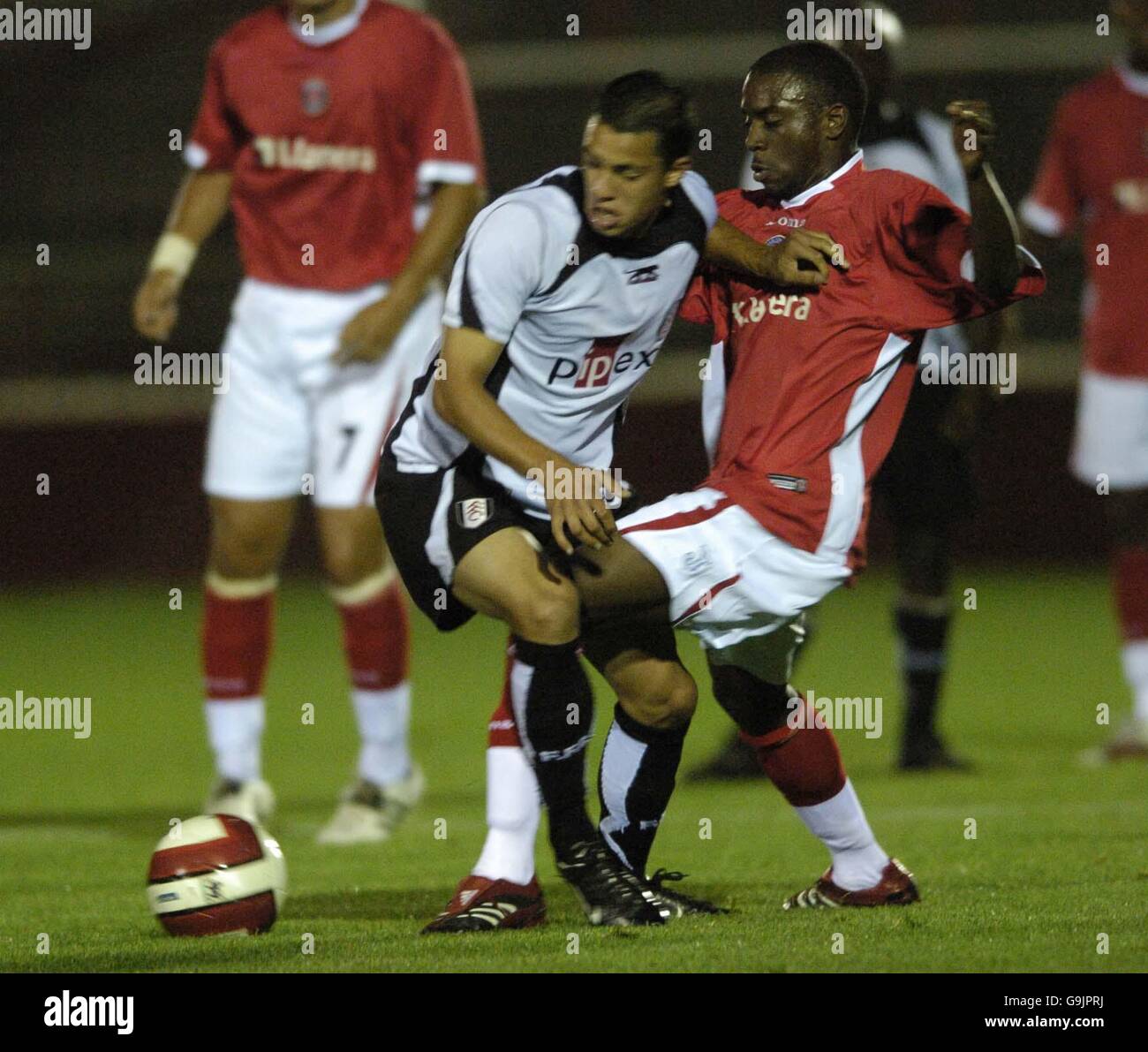 Charlton Athletic's Nathan Ashton gets a challenge in Stock Photo - Alamy