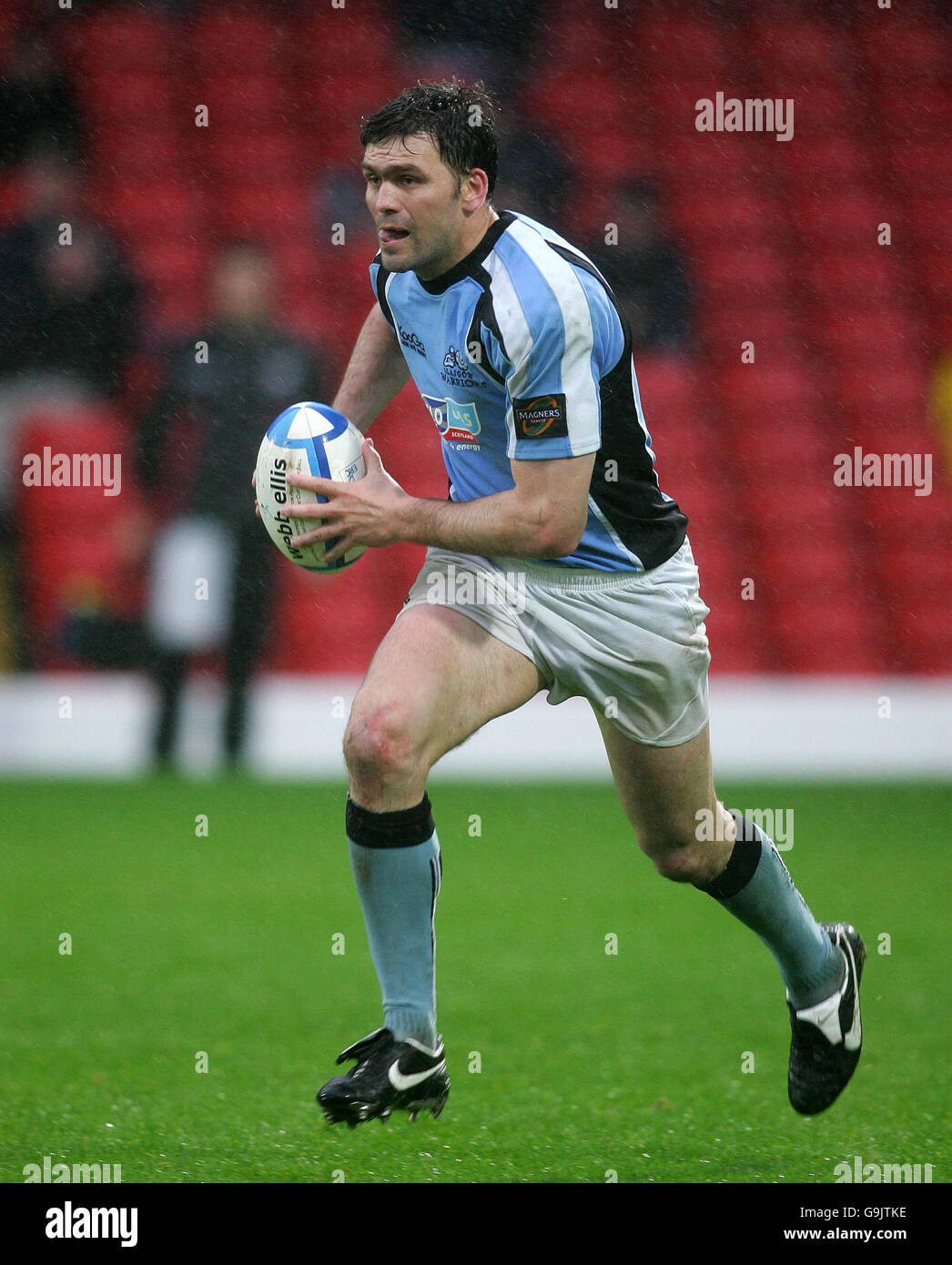 Glasgow Warriors' Francisco Leonelli sets up another attack Stock Photo ...