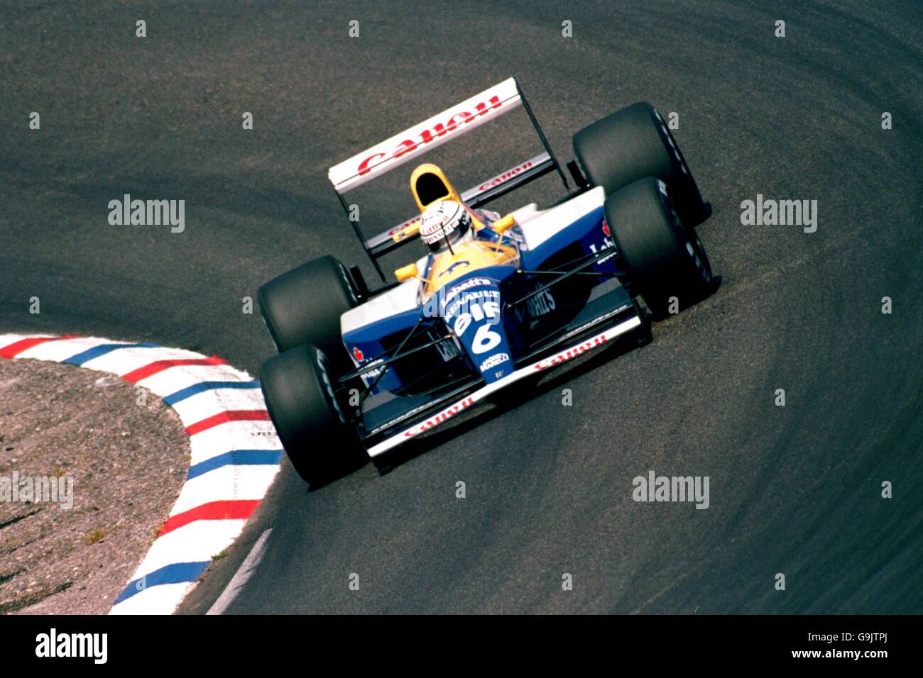 MOTOR RACING GERMAN GRAND PRIX. RICCARDO PATRESE ACTION Stock Photo - Alamy