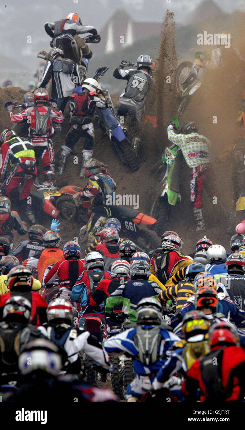 The 2006 Weston Beach Race at Weston-Super-Mare Stock Photo - Alamy