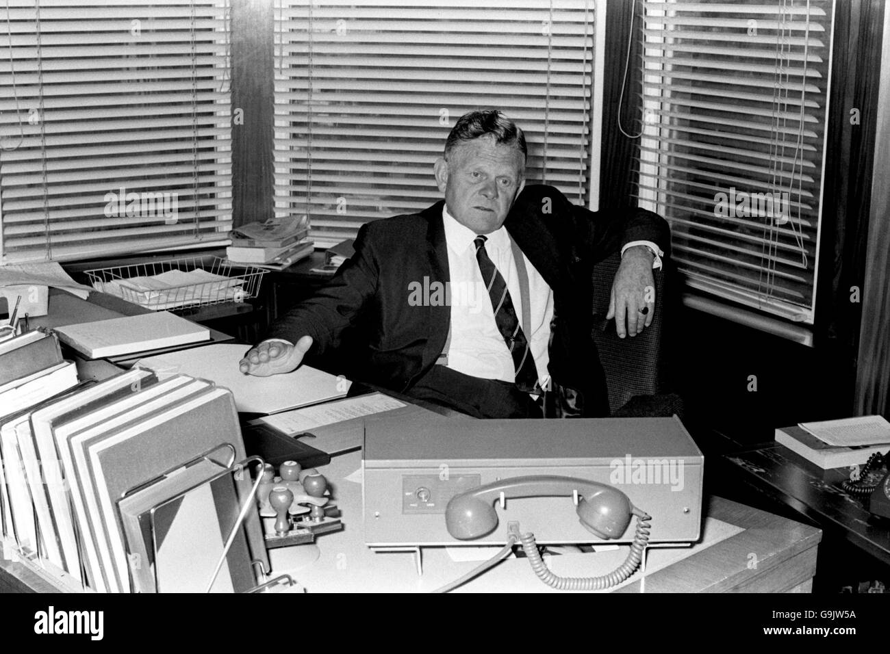 English football secretary desk hi-res stock photography and images - Alamy