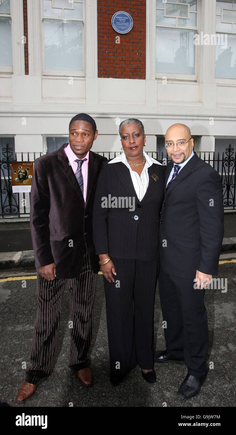 The Inventor of Nubian Jak, Jak Beula, left, unveils a heritage plaque ...