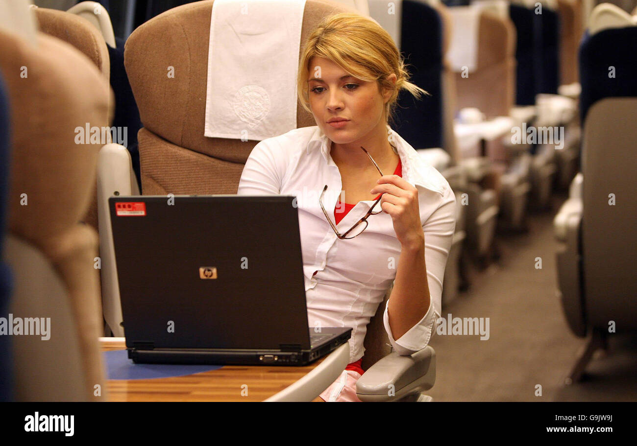 GNER installs WiFi on all trains Stock Photo - Alamy