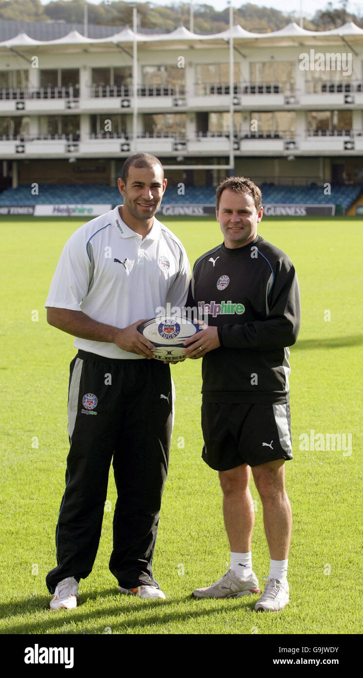 Rugby Union - Bath photo call - Recreation Ground Stock Photo - Alamy