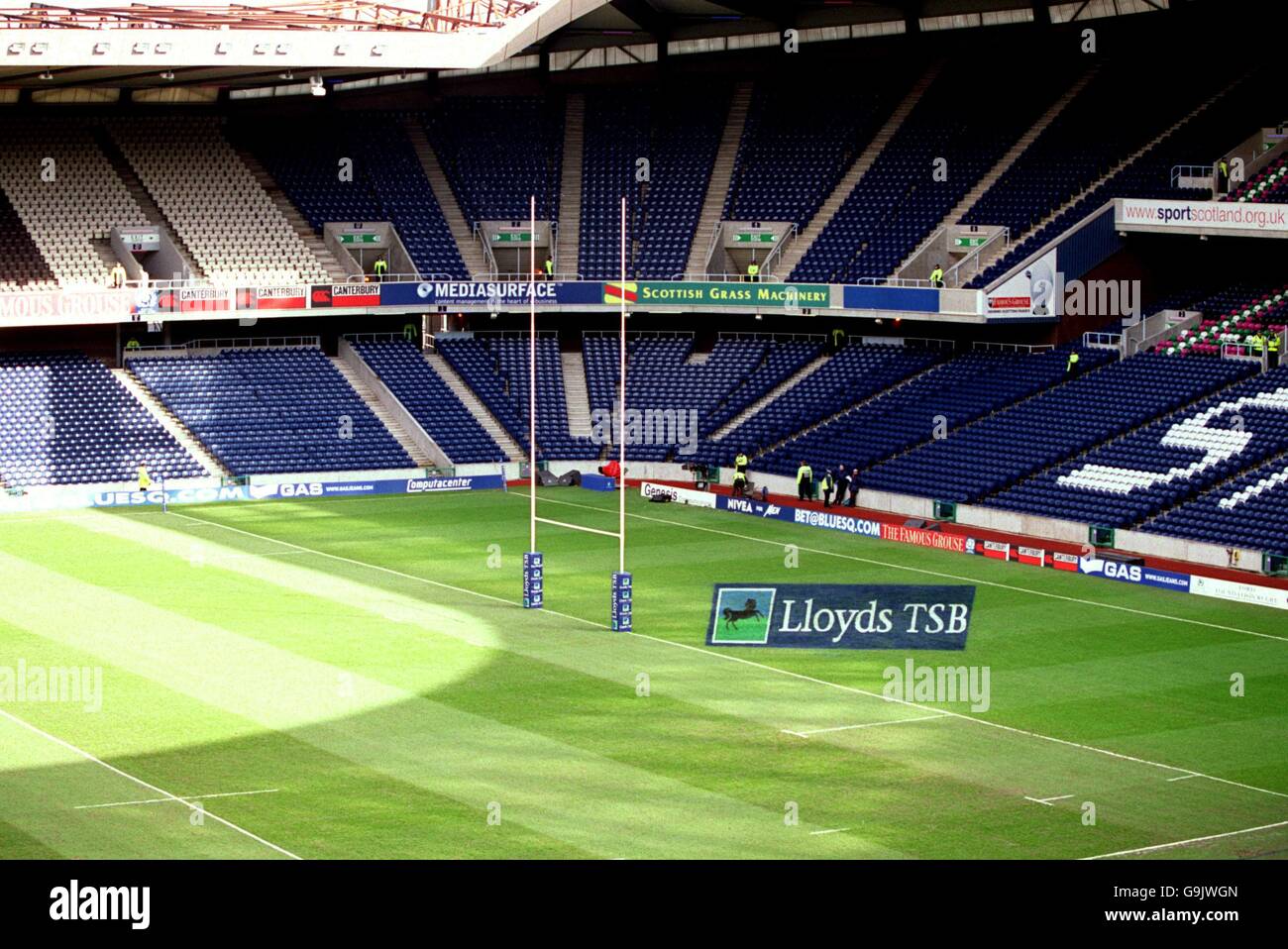 Gv stadium lloyds tsb branding hi-res stock photography and images - Alamy