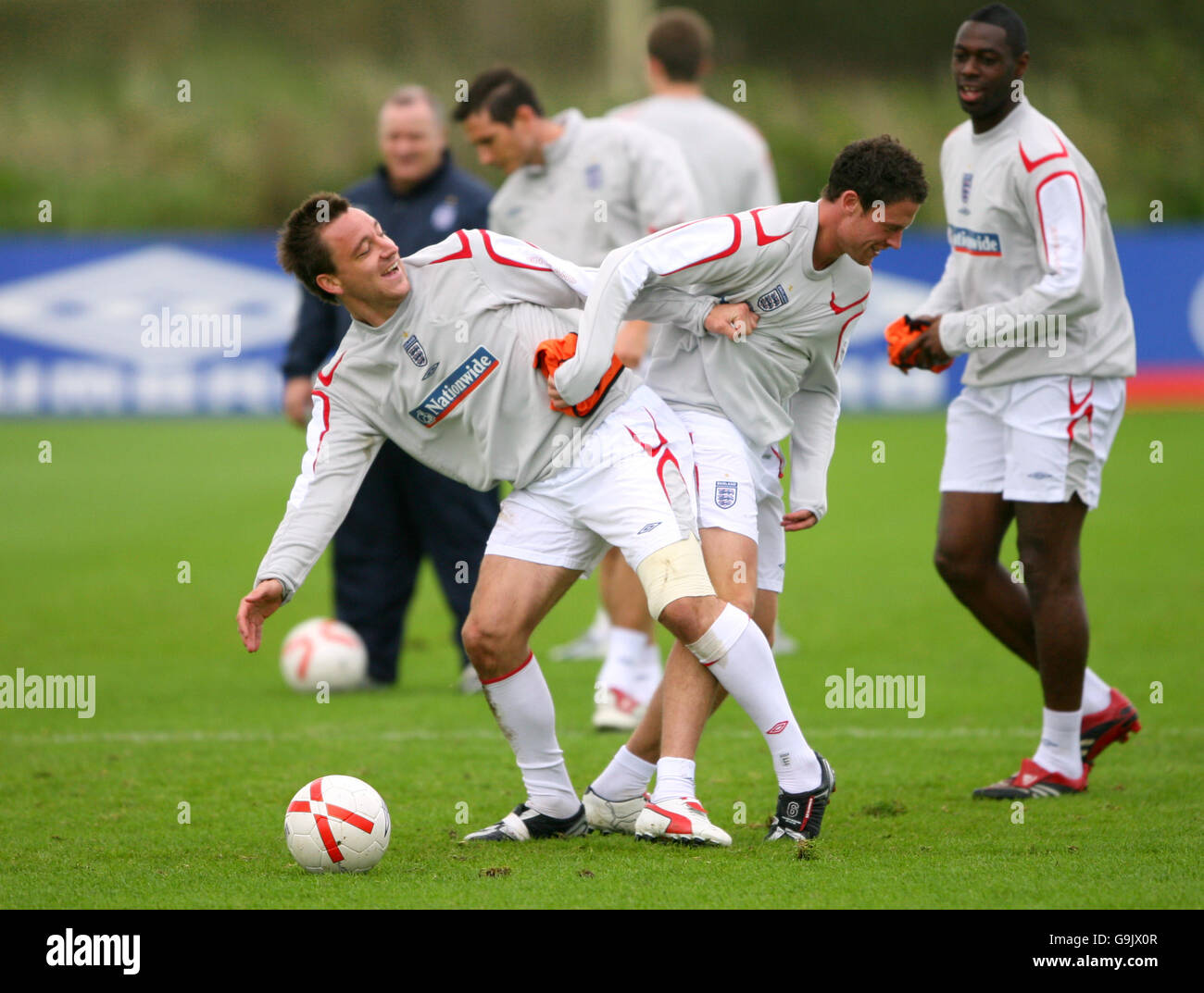 Soccer - England Training - Carrington. England's John Terry and Wayne ...