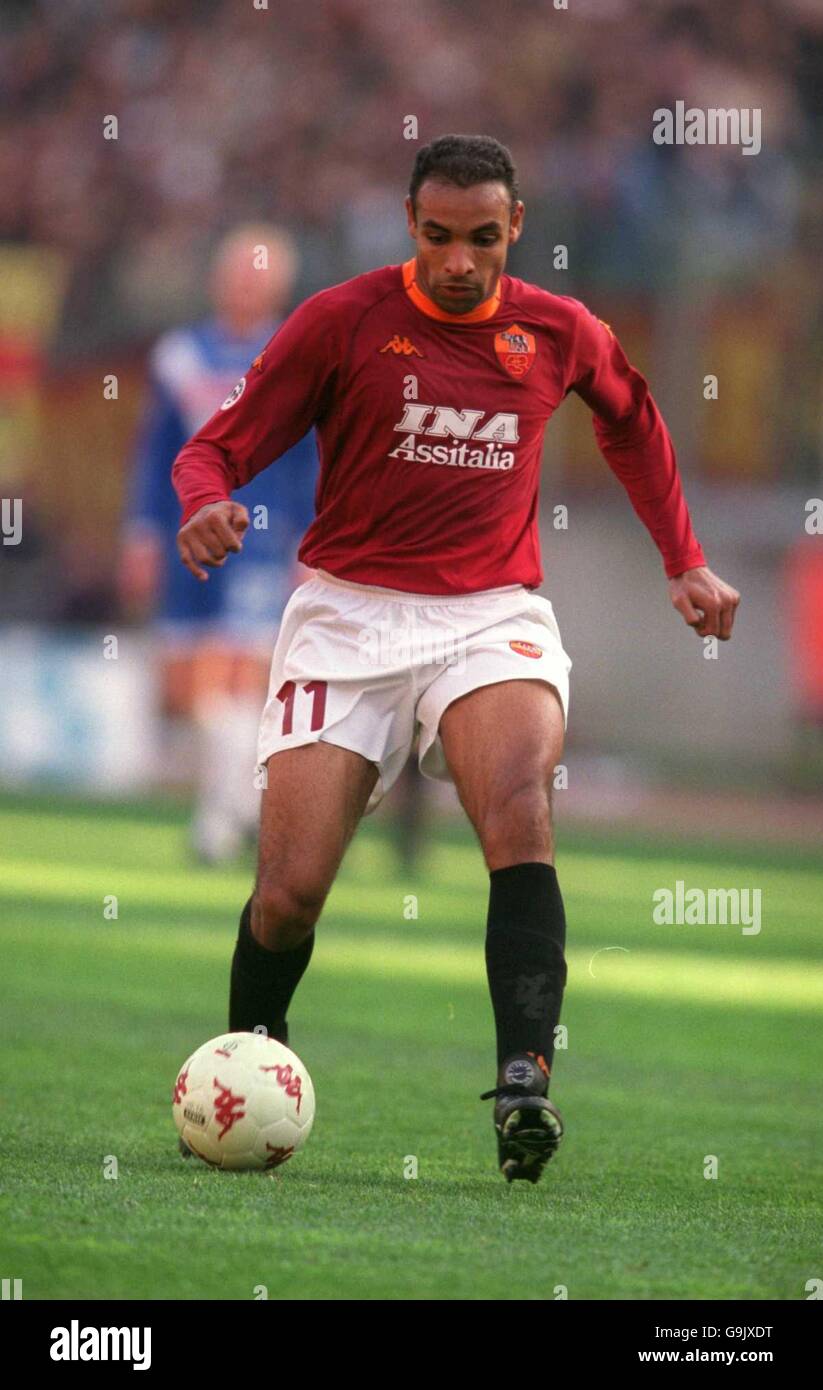 Italian Soccer - Serie A - Roma v Brescia. Emerson, Roma Stock Photo ...