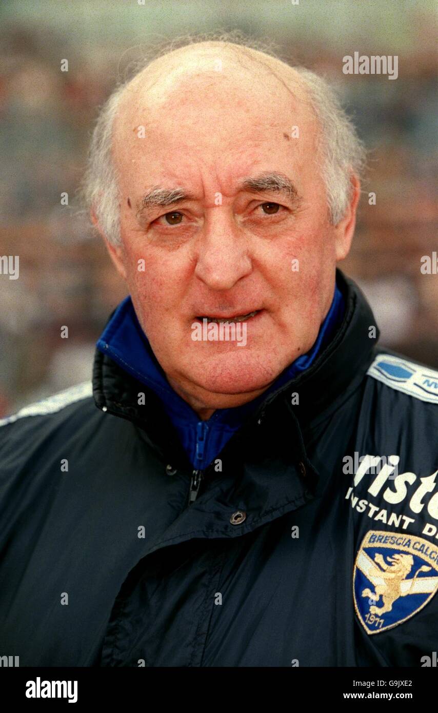 Italian Soccer - Serie A - Roma v Brescia. Carlo Mazzone, Brescia coach ...
